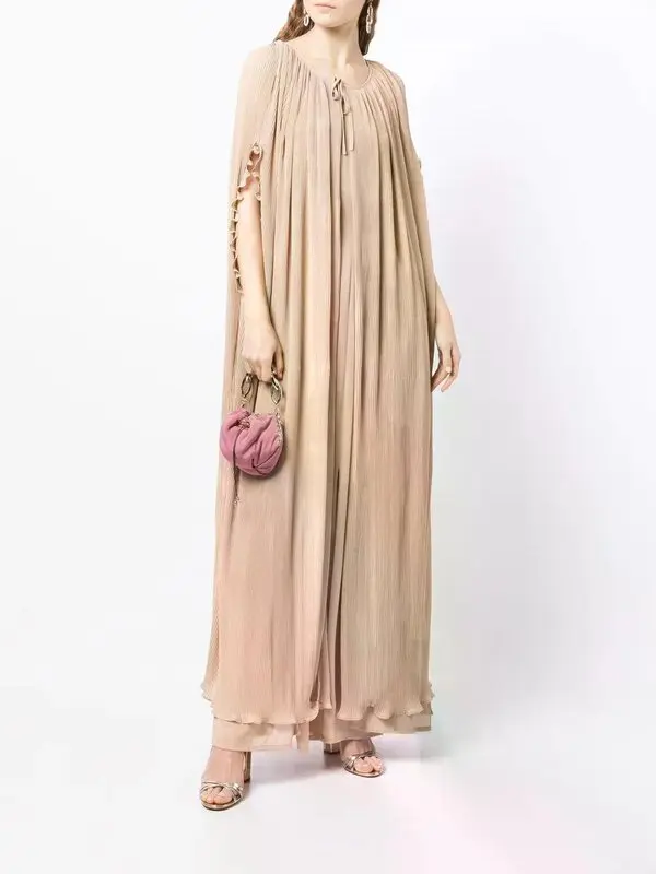 BARUNI Sleeveless Dress And Cape Set