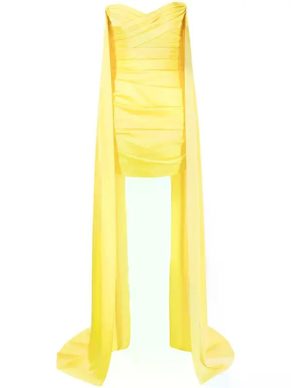Alex Perry Draped-panel Ruched Dress