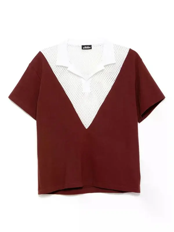 OLLY SHINDER V Hybrid Polo Shirt - Red