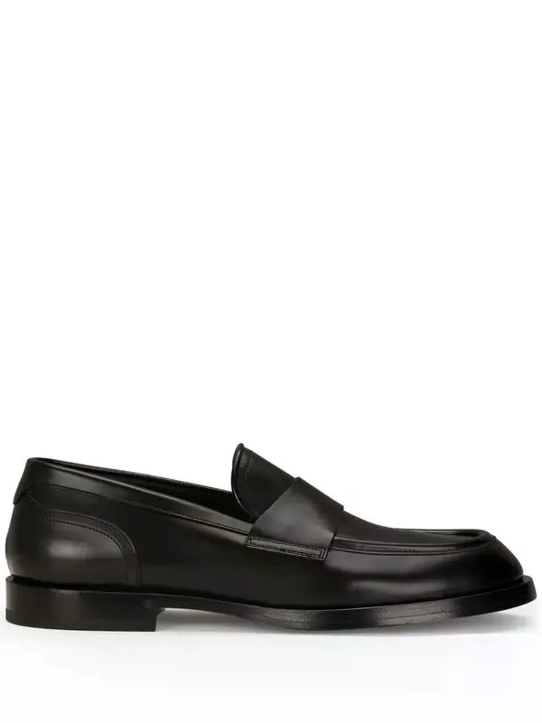Dolce & Gabbana Calfskin Leather Loafers