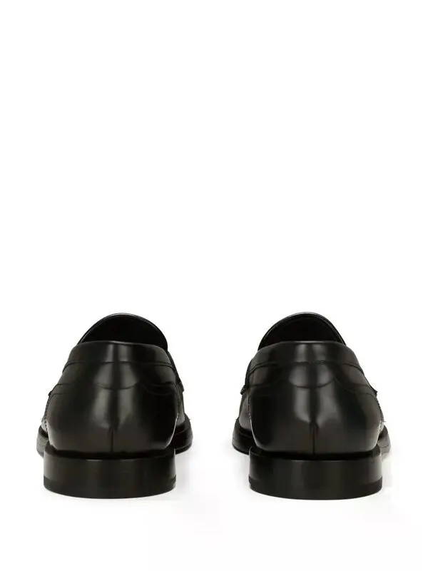 Dolce & Gabbana Calfskin Leather Loafers