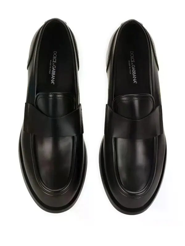 Dolce & Gabbana Calfskin Leather Loafers
