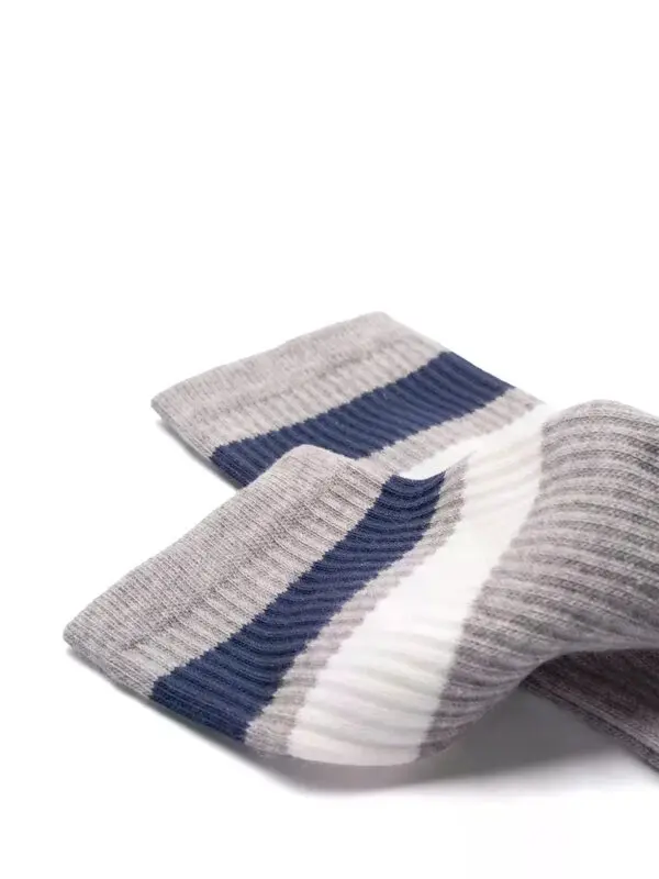 AUTRY Stripe-detail Socks