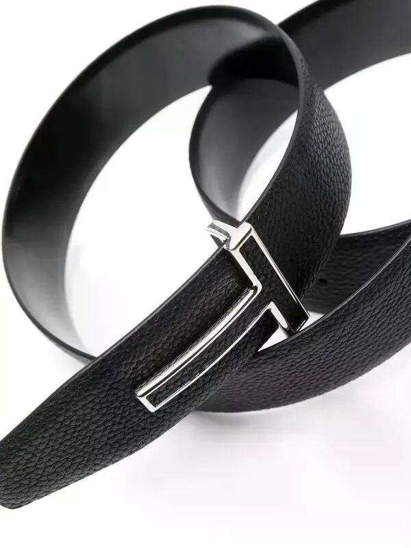 TOM FORD T-buckle Leather Belt
