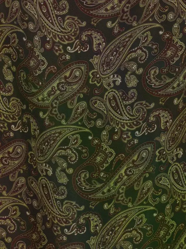 Saint Laurent Paisley-print Silk Dress