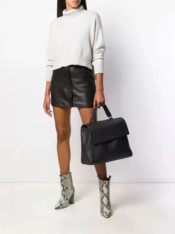 Orciani Logo Top-handle Tote