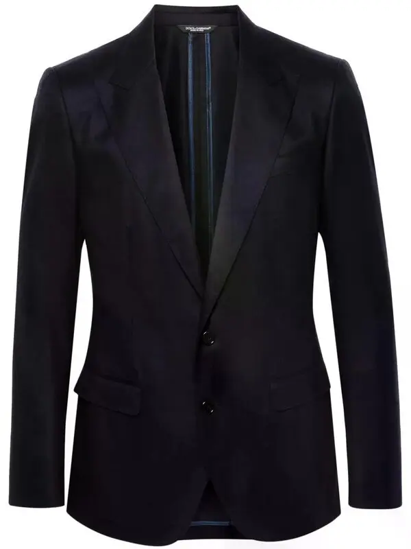 Dolce & Gabbana Virgin-wool Blazer - Blue