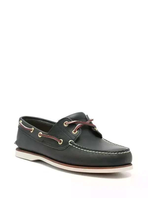 Timberland Leather Boat Shoes - Blue