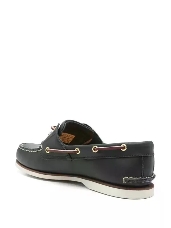 Timberland Leather Boat Shoes - Blue