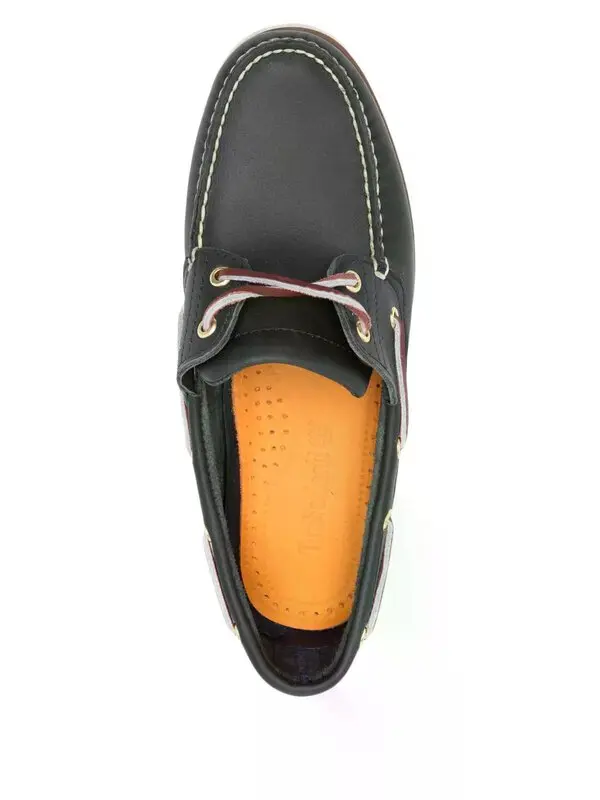 Timberland Leather Boat Shoes - Blue