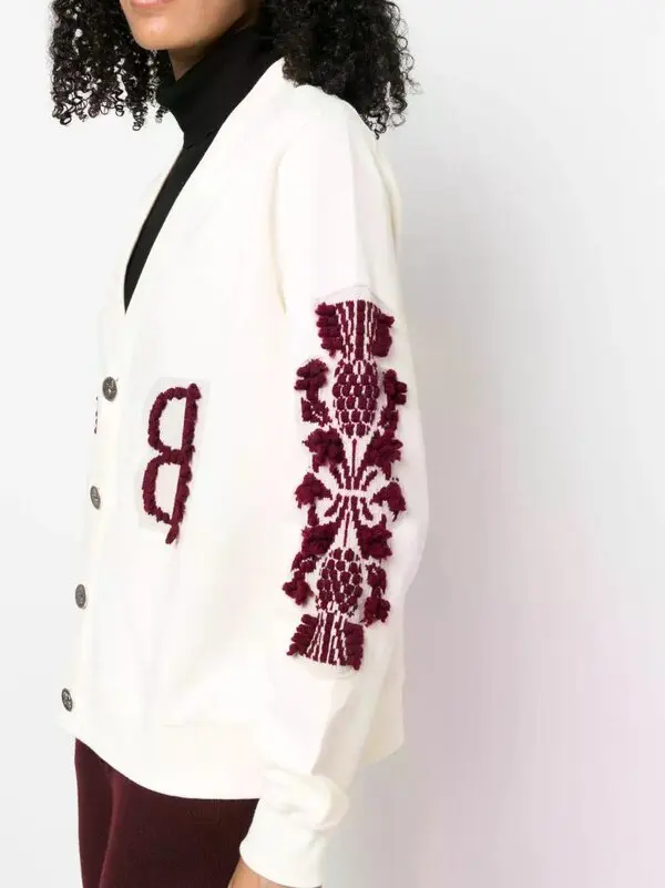 BARRIE B-logo Cardigan - Neutrals
