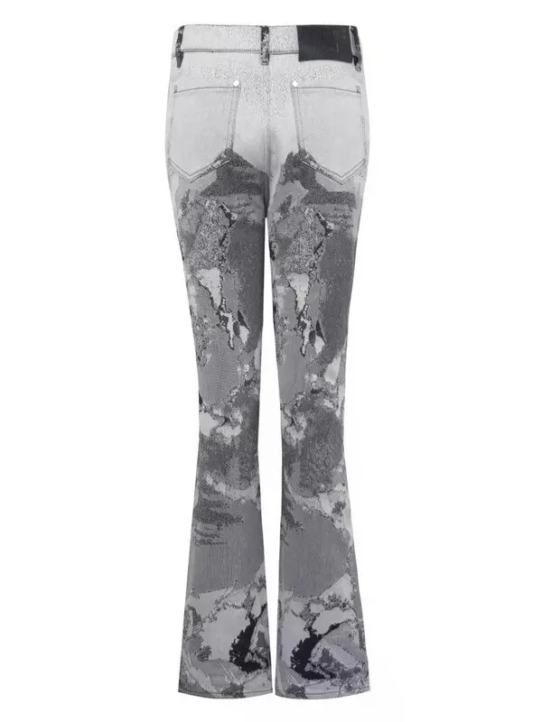 Ports 1961 Abstract-pattern Straight Leg Jeans