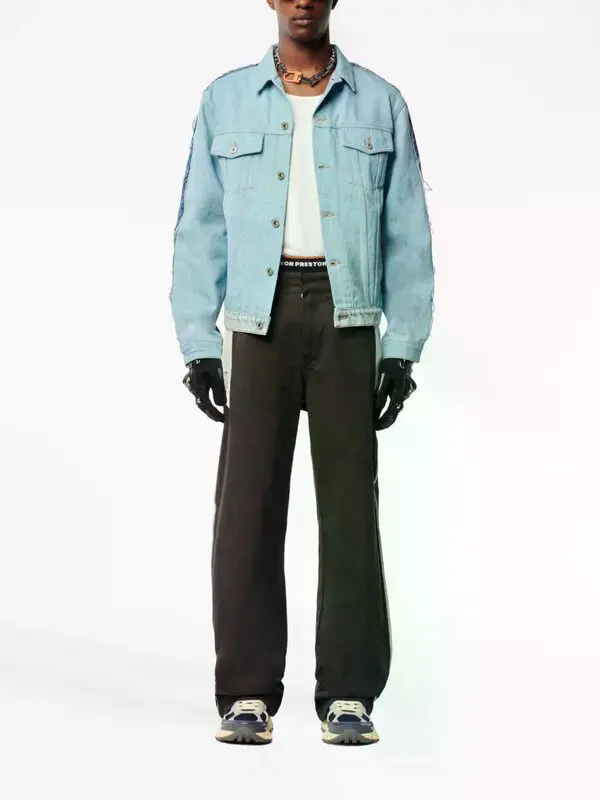 Heron Preston Logo-patch Denim Jacket