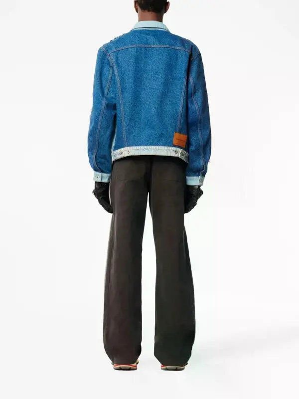 Heron Preston Logo-patch Denim Jacket