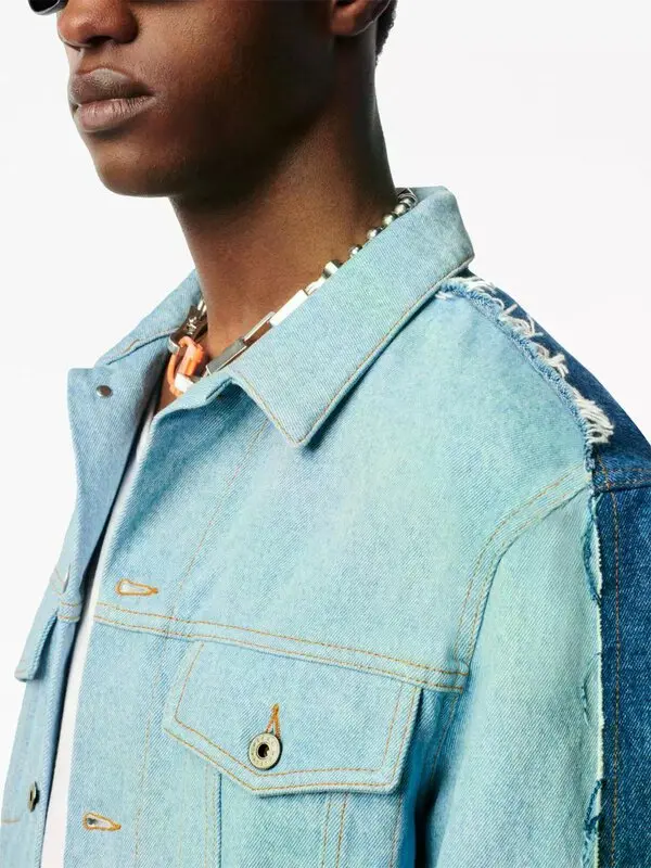 Heron Preston Logo-patch Denim Jacket