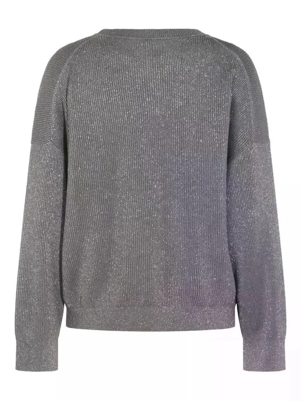 Brunello Cucinelli Lurex Sweater - Grey