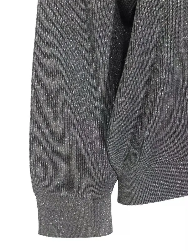 Brunello Cucinelli Lurex Sweater - Grey