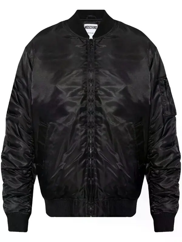 Moschino Zip-up Padded Bomber Jacket