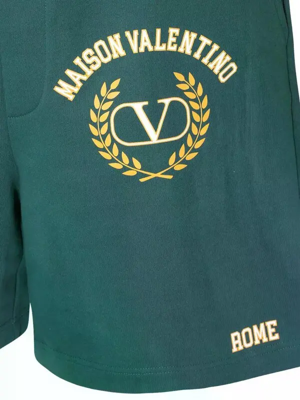 Valentino Garavani Vlogo Signature Cotton Shorts