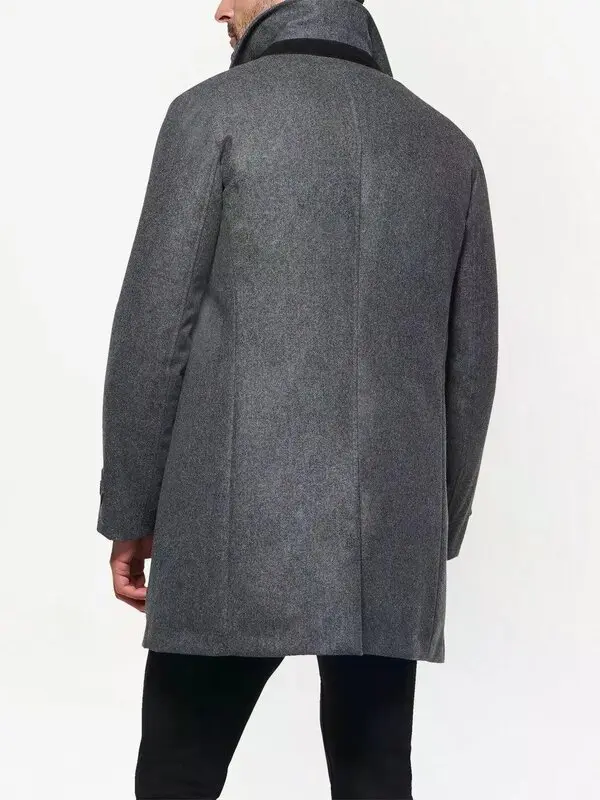 NORWEGIAN WOOL Down-lined Wool Coat