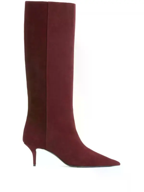 Fabiana Filippi Pointed Suede Knee-length Boots