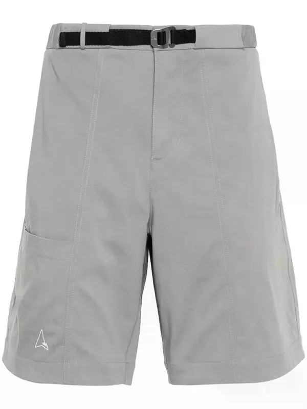 ROA Logo-print Cotton-blend Shorts