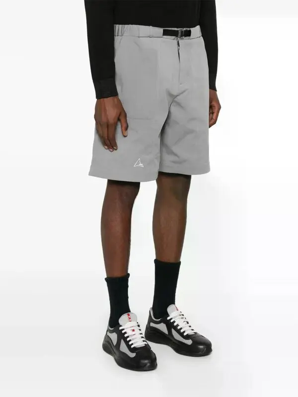 ROA Logo-print Cotton-blend Shorts