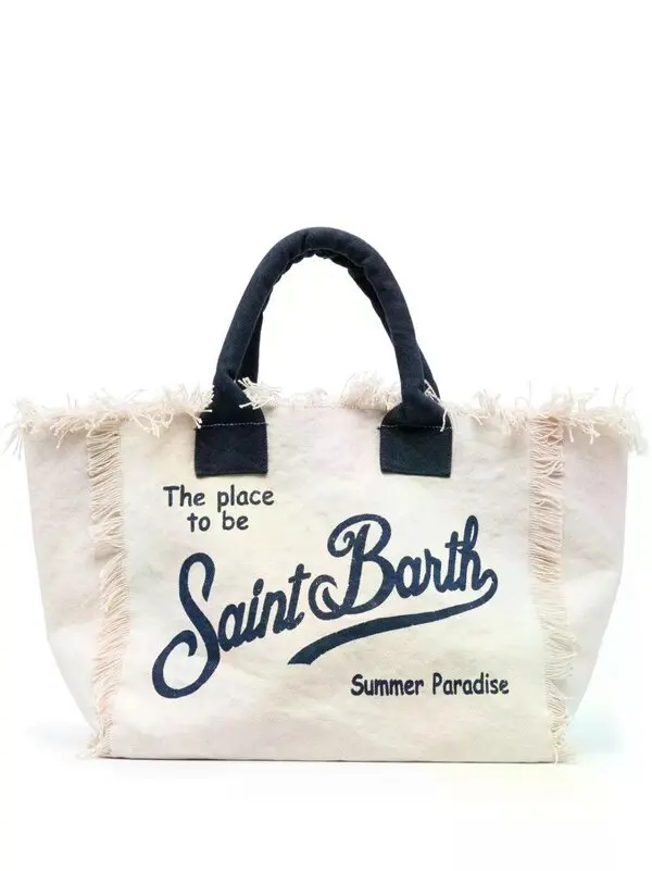 MC2 SAINT BARTH Canvas Beach Bag