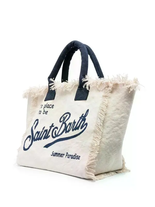 MC2 SAINT BARTH Canvas Beach Bag