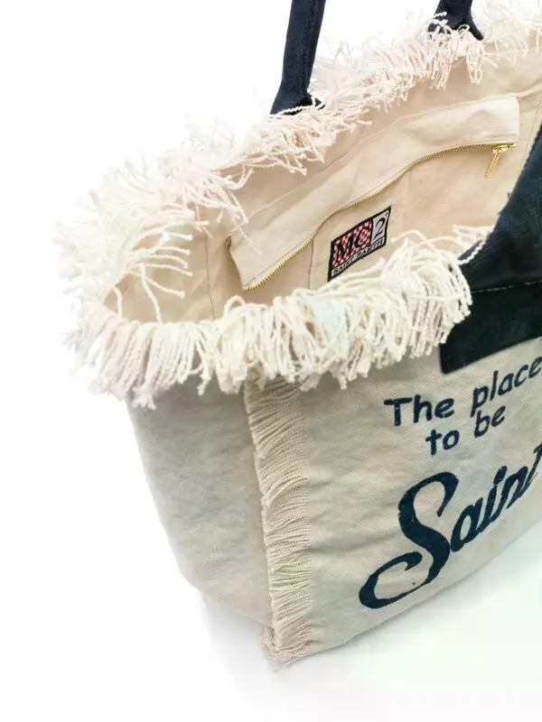 MC2 SAINT BARTH Canvas Beach Bag