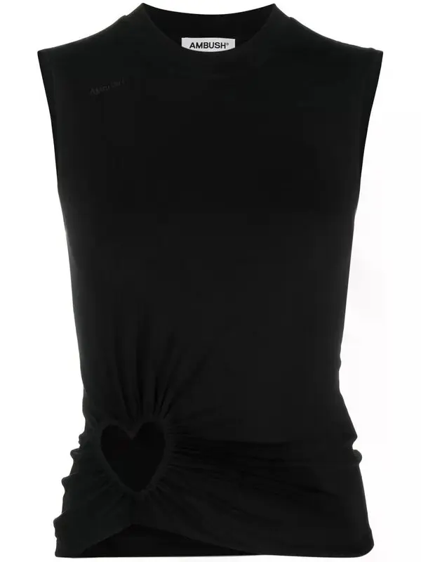 AMBUSH Heart Cut-out Top