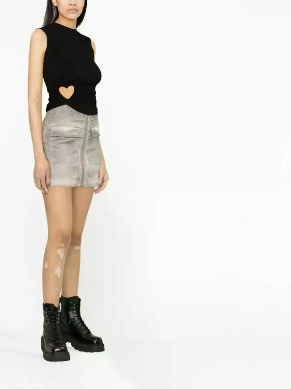 AMBUSH Heart Cut-out Top