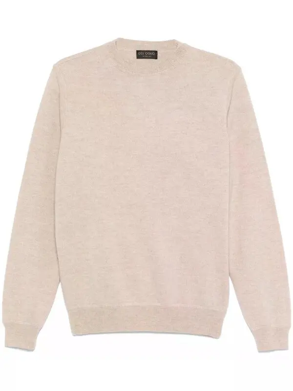 DELL'OGLIO Fine-knit Merino Wool Blend Sweater