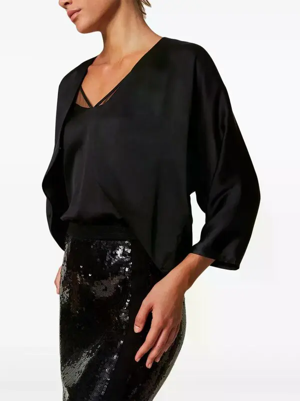 TWINSET Satin Shrug Jacket
