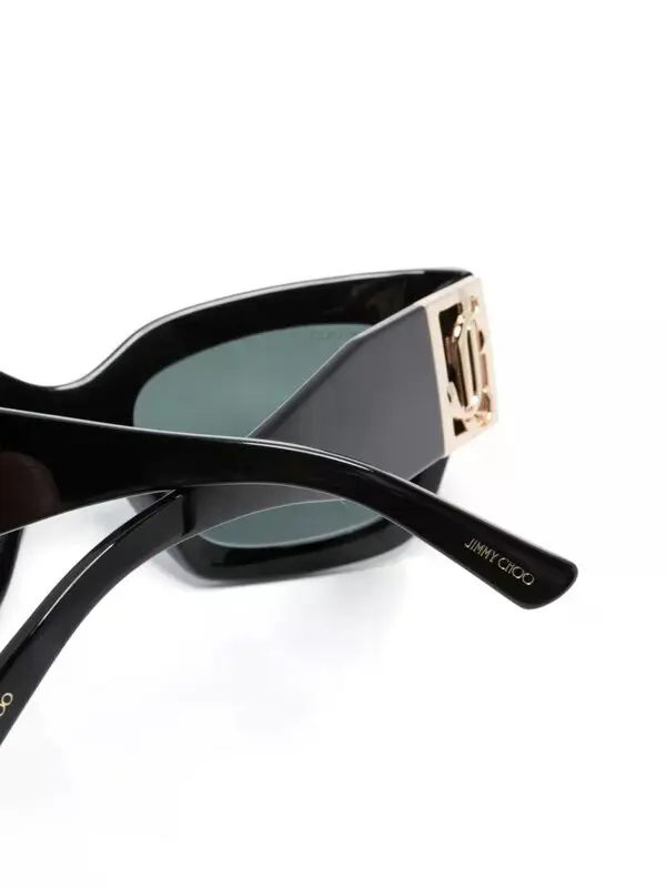 JIMMY CHOO Nena Rectangle-frame Sunglasses