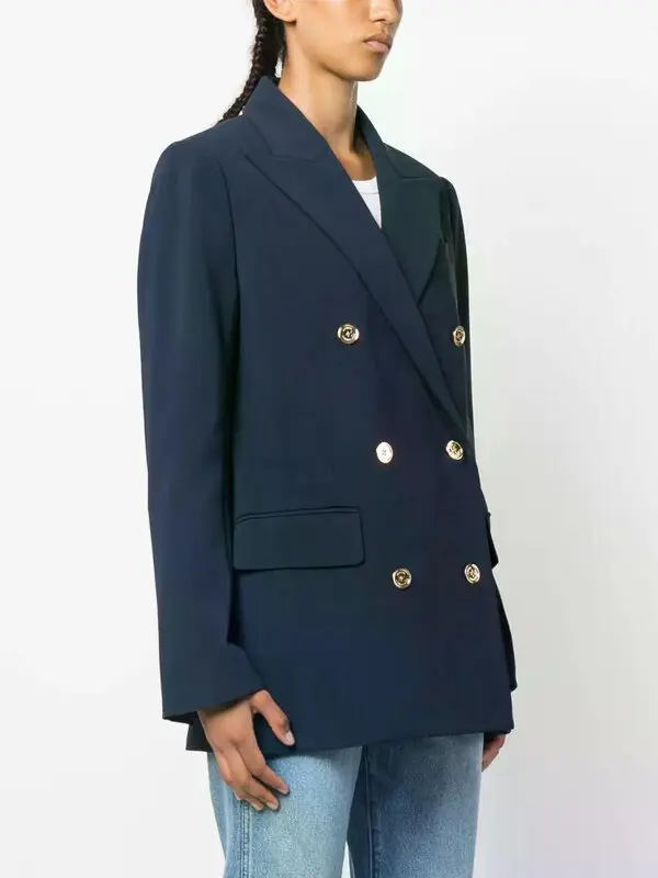 Michael Kors Logo-button Double-breasted Blazer