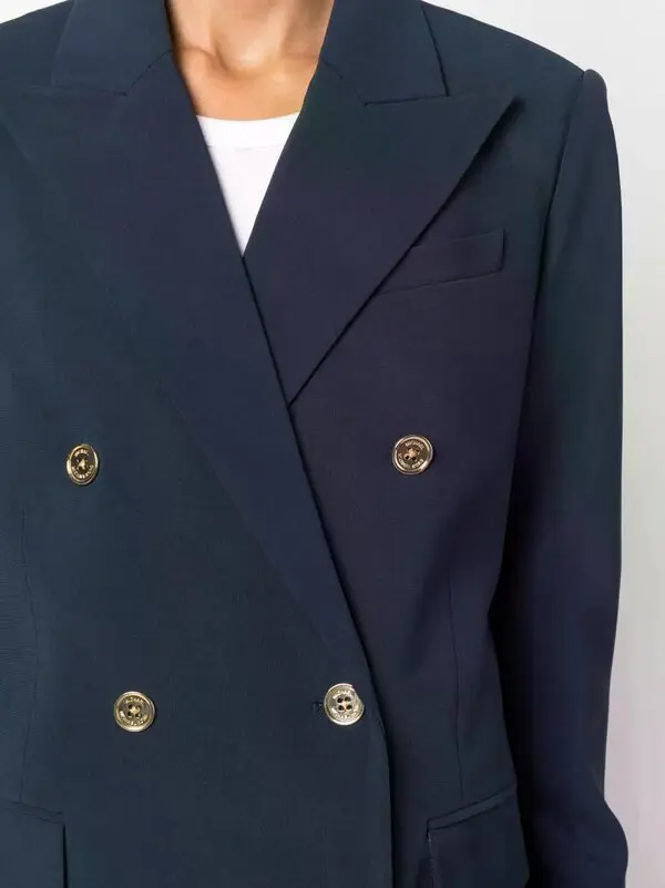Michael Kors Logo-button Double-breasted Blazer