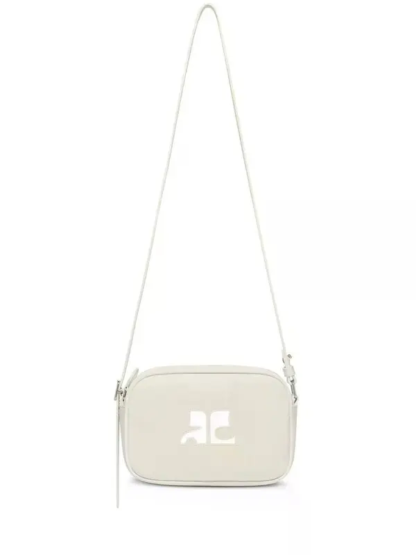COURREGES Reedition Leather Camera Bag - Neutrals