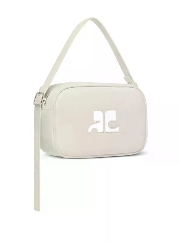 COURREGES Reedition Leather Camera Bag - Neutrals