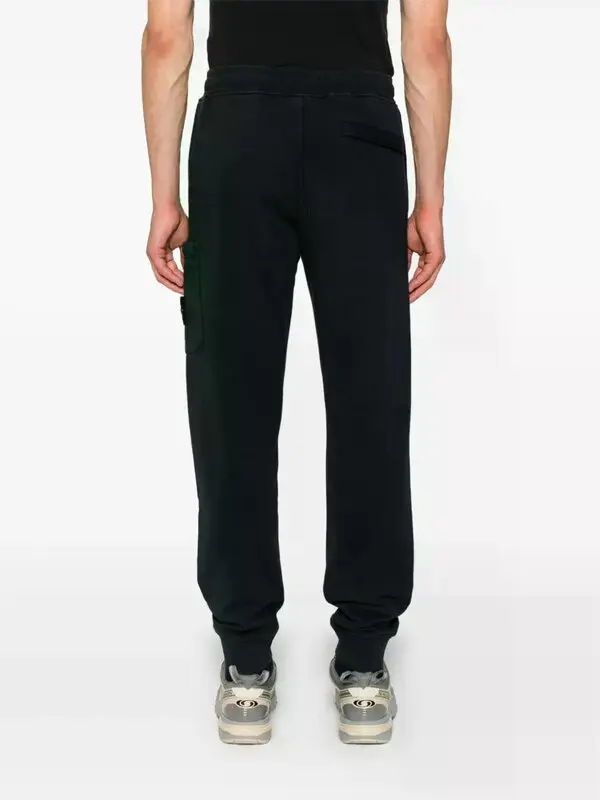 Stone Island Patch-pocket Drawstring Trousers - Blue