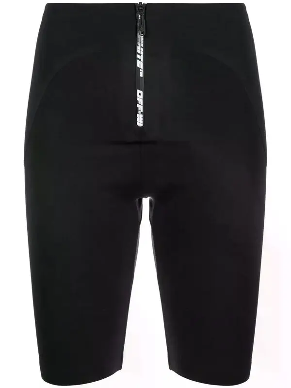 Off-White Logo-print Shorts - Black