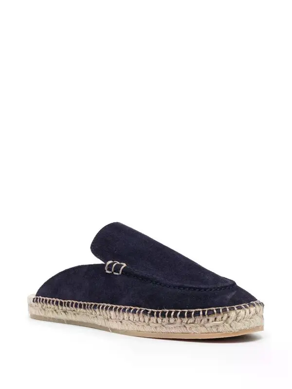 SCAROSSO Suede Jute-sole Espadrilles