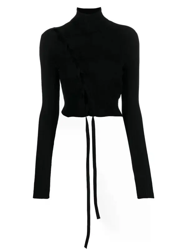 SSHEENA Roll-neck Ribbed Jumper