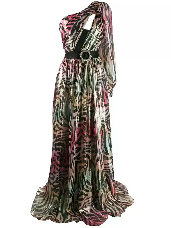 Philipp Plein Jungle Maxi Dress