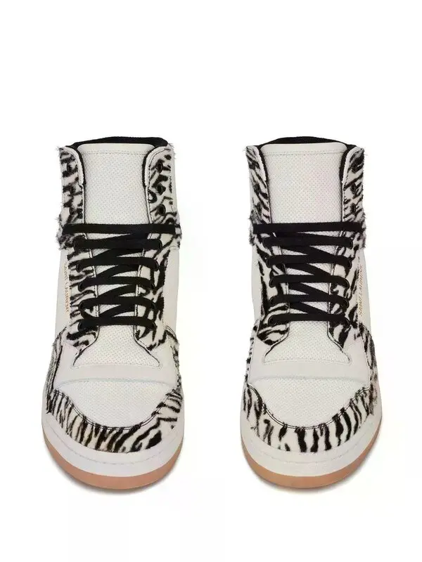 Saint Laurent Sl/24 Leather Sneakers