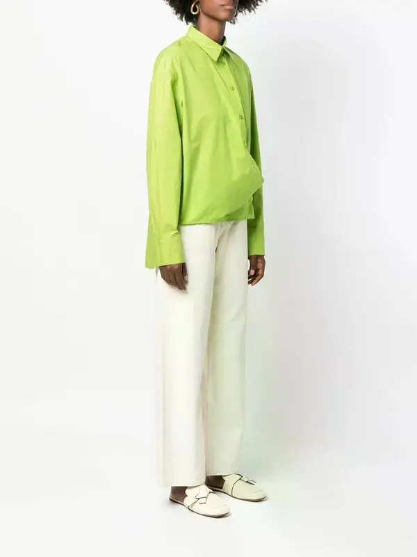 LOW CLASSIC Wrap-around Asymmetric Shirt