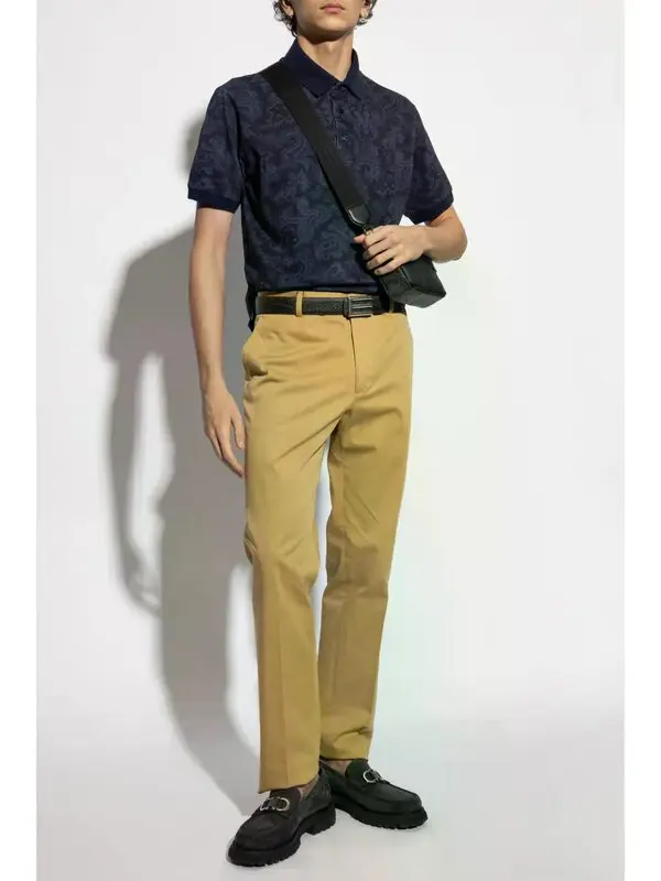 Etro Paisley-print Polo Shirt