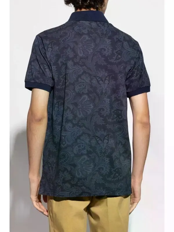 Etro Paisley-print Polo Shirt