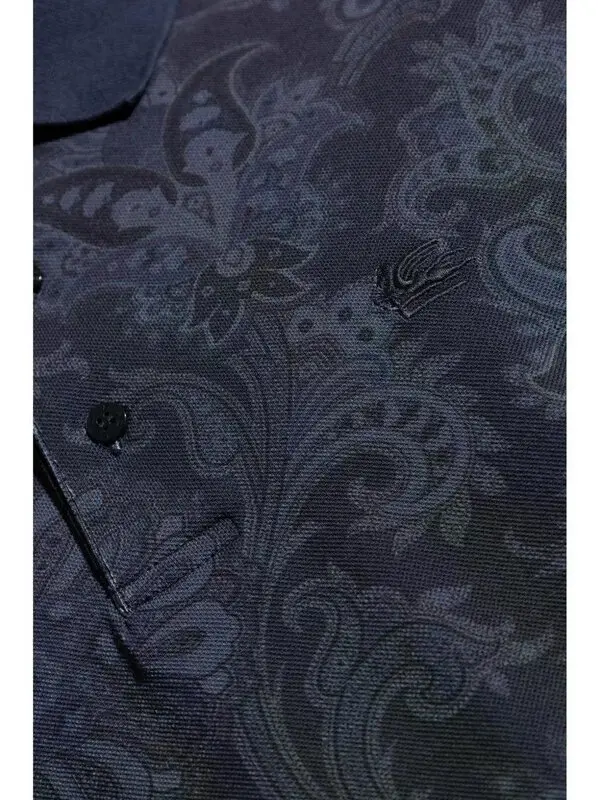 Etro Paisley-print Polo Shirt