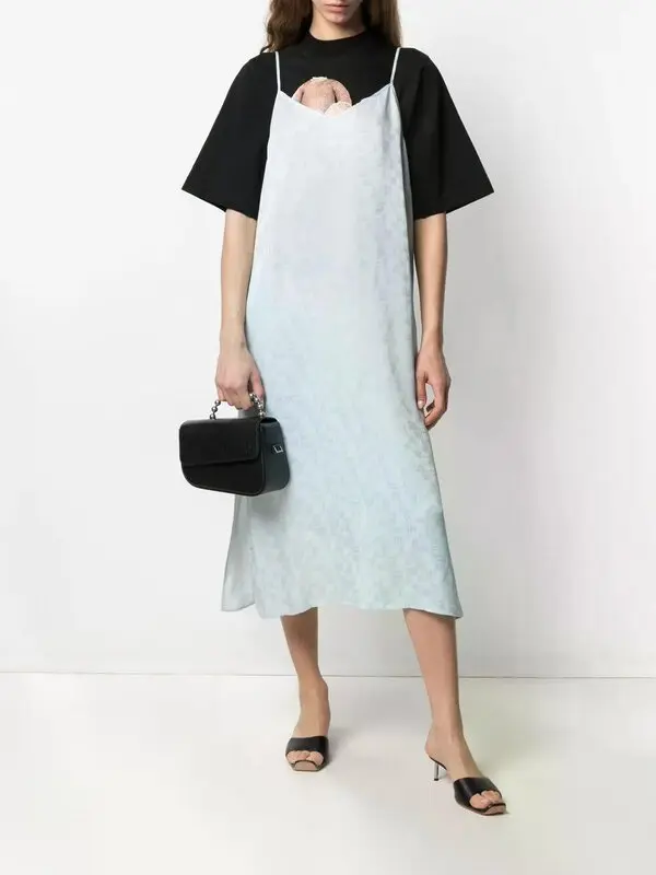 Palm Angels Monogram-print Slip Dress